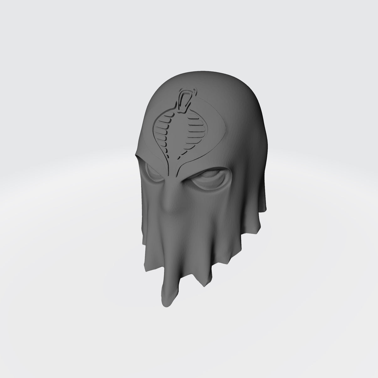 Cobra Commander Hooded Head with Logo: G.I. Joe Classified Series Head ...