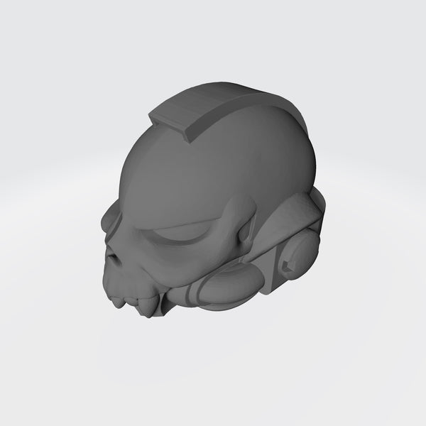 Night Terrors Helmet with Fanged Skull for JoyToy Traitor Marine Actio ...